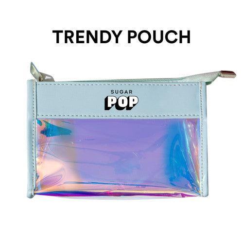Blue Holographic Pouch