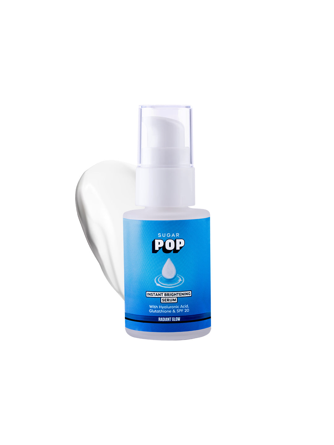 SUGAR POP Instant Brightening Serum with Hyaluronic Acid, Glutathione