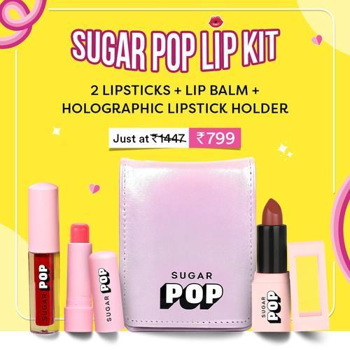 SUGAR POP Lip Kit | SUGAR Cosmetics | Buy Online in India